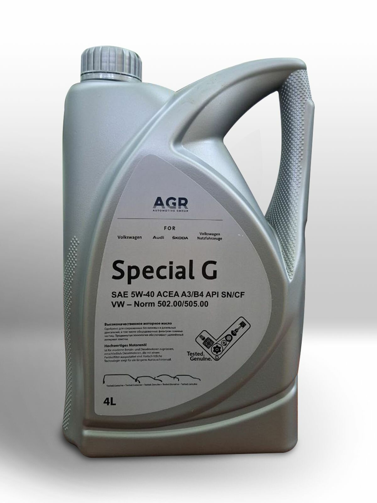 Моторное масло AGR Special G 5W40 4L