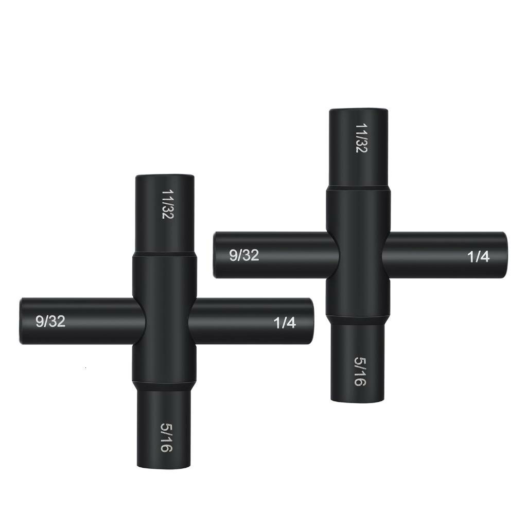 Ключ для водопроводного крана 2 шт, 4-позиционный