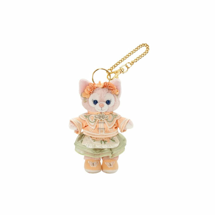 Disney x DISNEYLAND Duffy Floral Dreamy Collection Линабелл Ключница Милый Стиль Плюшевые Брелоки