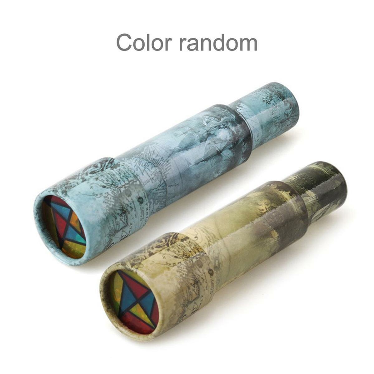 Волшебный пластиковый калейдоскоп для детей, развивающая игрушка, необычный цветной мир