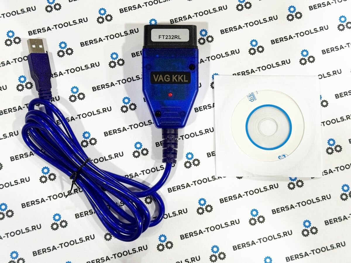 Диагностический кабель KKL VAG COM 409.1 на чипе FTDI