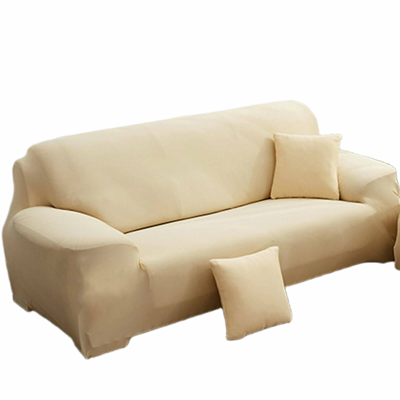 AUQ Чехол для углового дивана, защита от грязи и пятен, современный дизайн, размер 9, бежевый.