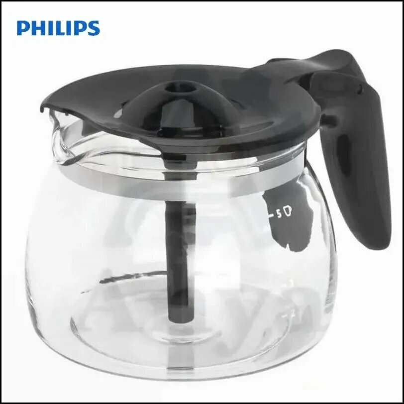 WISHTYR Кофеварка Стеклянная чашка для кофемашин HD7431/32/33/34, белый, черный