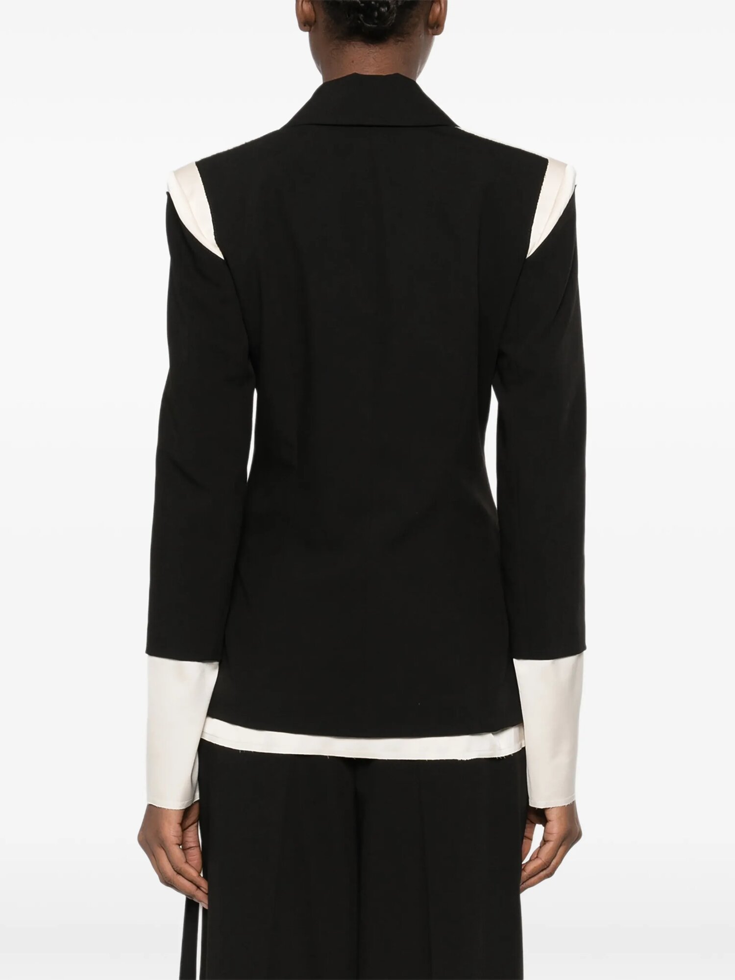 Пиджак PATRIZIA PEPE Colour block slim blazer, размер 40 — фото 1