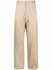 Брюки чинос Lanvin Twisted, размер 46 IT, коричневый