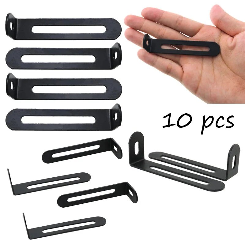 10 шт, филе «сделай сам», активный угловой код, фиксатор из нержавеющей стали, угловой фиксатор, мебельный разъем, протектор, кронштейн для полки, регулируемый угловой код
