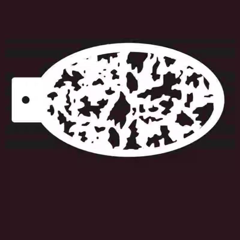 Трафареты для детской маскировки лица: камуфляж, звезды, сердца, шестеренки, динозавры, для мальчиков, для сценического