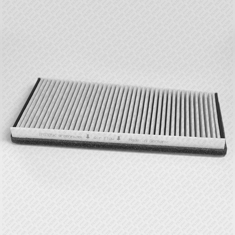 Фильтр салона угольный GREEN FILTER IF0305K PEUGEOT 406 ->04 / PORSCHE 911/Boxter/Cayman 96->