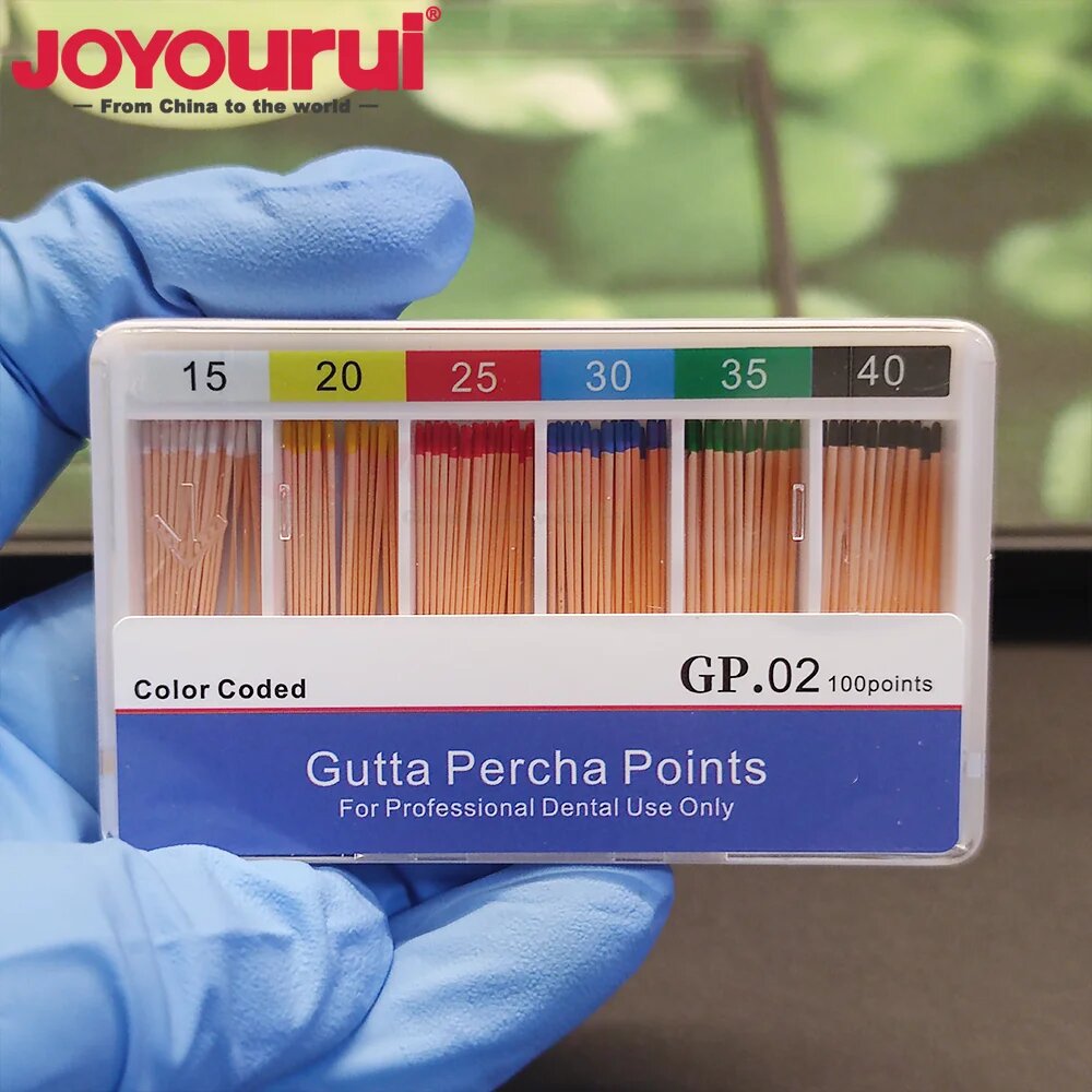 Гутта-перчевые конусы JOYOURUI GP.02, 15-40
