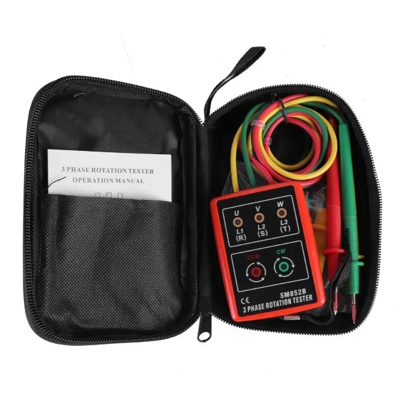 (1 комплект) Фазометр SM852B, датчик тока и напряжения