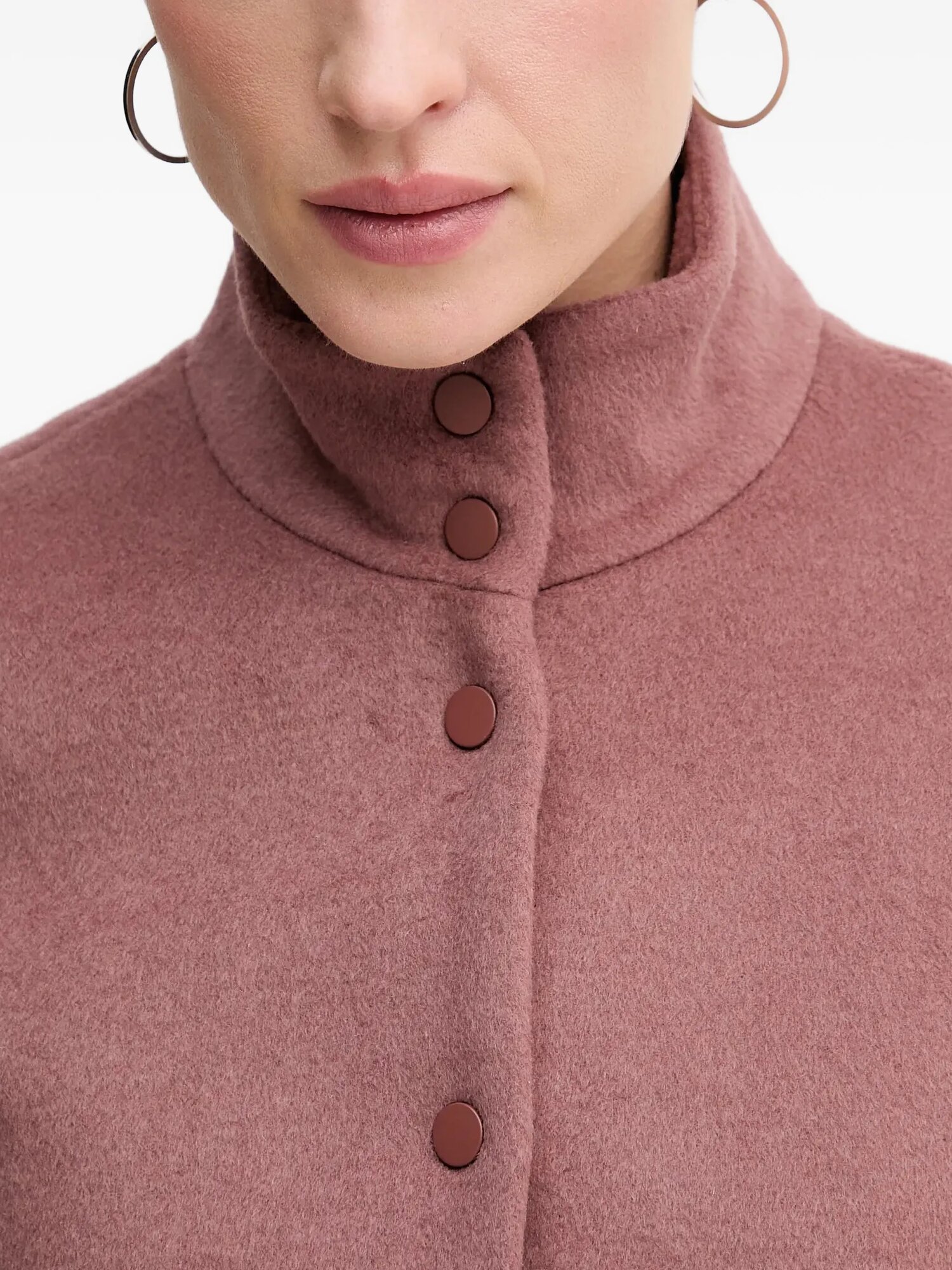 Куртка HOSS Federica high-neck jacket, размер 42, розовый — фото 1