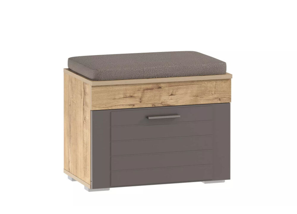 Тумба Livorno НМ 040.63 Х, Софт Графит/Дуб