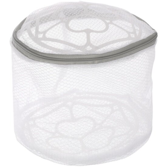 Vetta Мешок для стирки белья, цилиндр, на замке, пластик, полиэстер, d15х16h см (452-004)