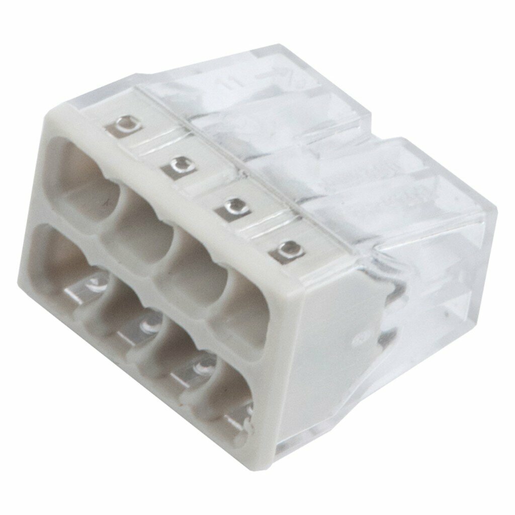 Клемма строительно-монтажная СМК 2273-248 General Lighting Systems 8-проводная с пастой 2.5 мм² 5 шт 800447