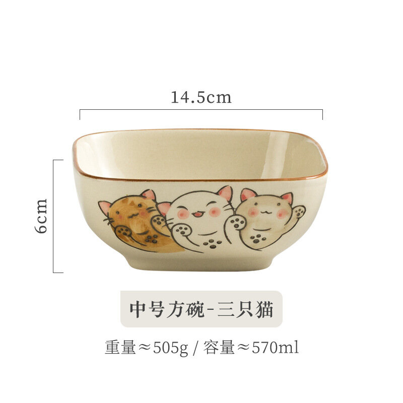 Квадратная миска, маленькая миска, керамическая миска, милая миска, тарелка для чая, тарелка для закусок, миска для сухофруктов, высокая эстетика