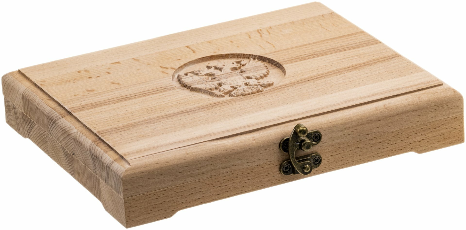 Футляр деревянный для 18 монет массив бука