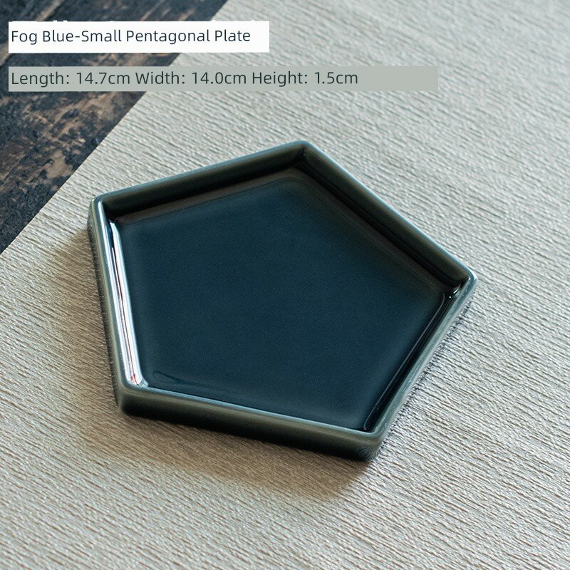 Jizheng креативная геометрическая чайная десертная тарелка чайная комната десертная чайная тарелка кондитерская тарелка