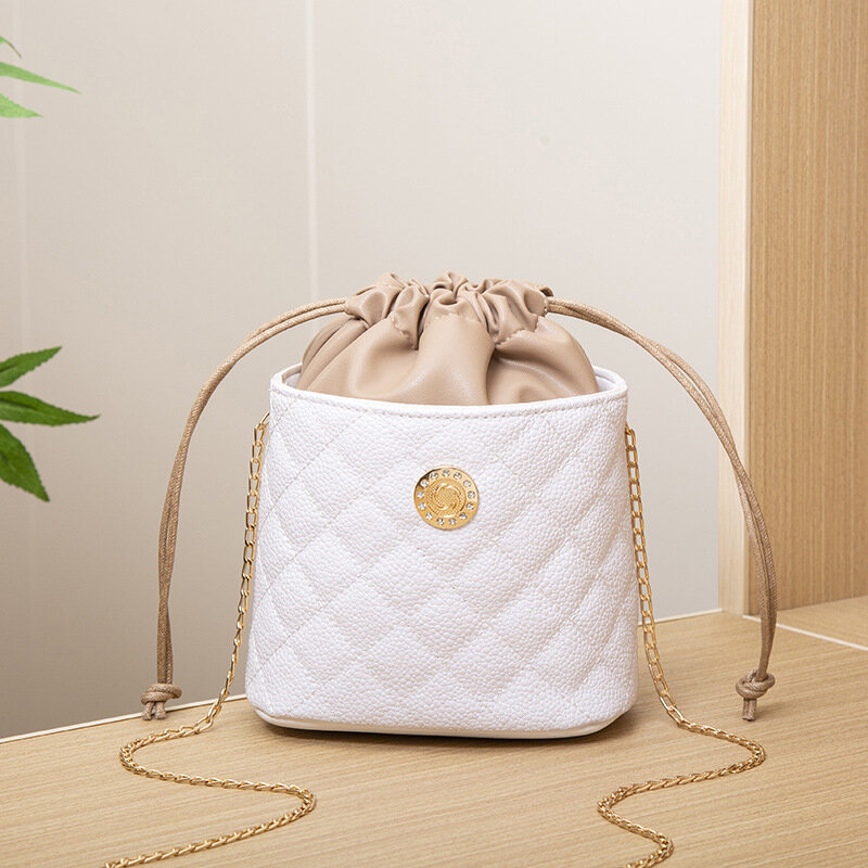 Простая сумка-ведро, новинка осень-зима 2022, женская модная сумка, дешевые женские сумки для трансграничной торговли.