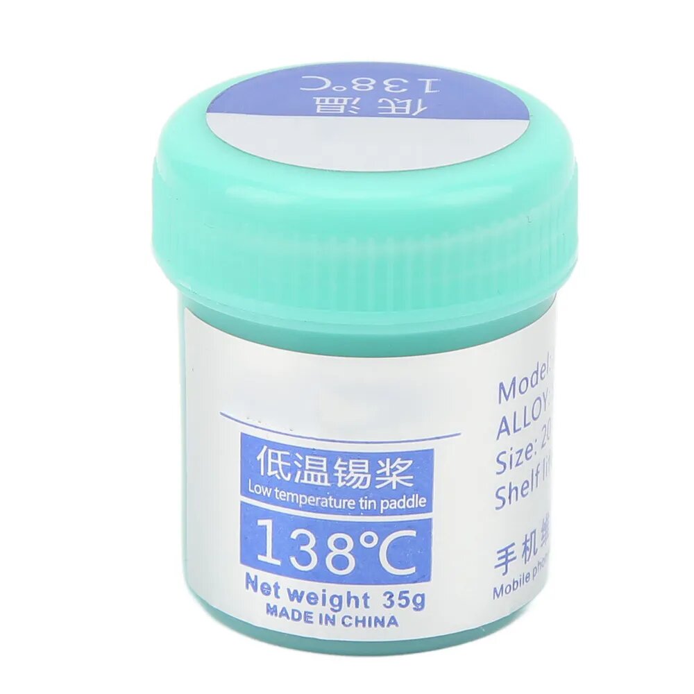 Низкотемпературная оловянная паста SMD Chip BGA Паяльная паста для олова для ремонта электронной техники