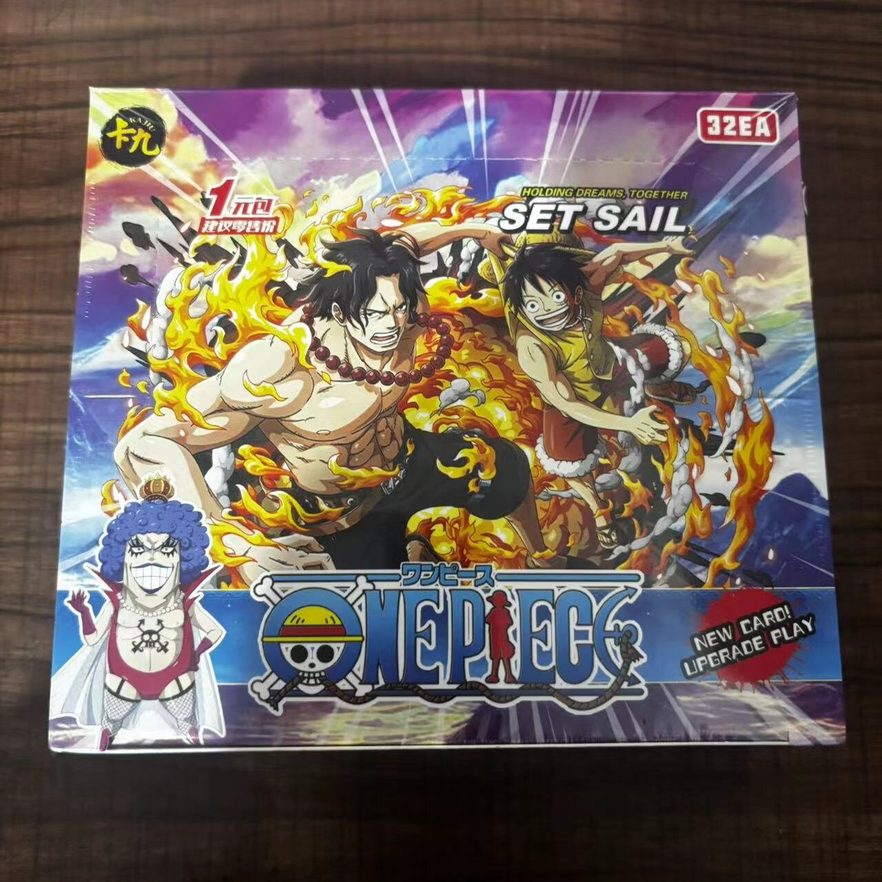 Коллекционные карты Qiqu Creative One Piece Wano Country Edition One Yuan 6-Pack, слепые коробки карт One Piece