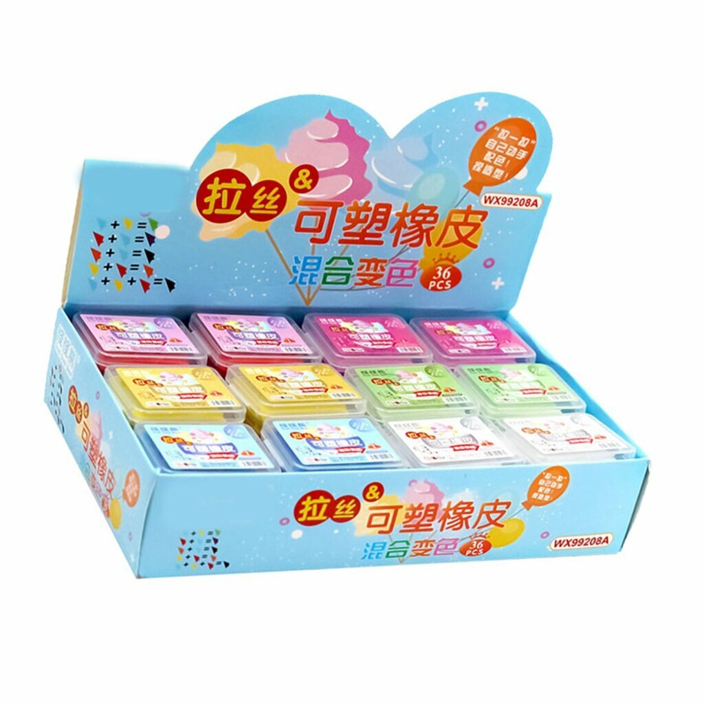 36 Штук Разминающих Ластиков, Формуемых Ластиков, Ластиков Для Рисования, Ластиков для Художников