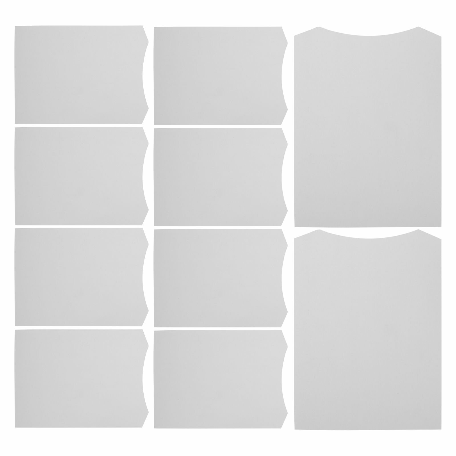 Картонные Вставки Для Рубашек, Белые, 10Шт, Помощник Для Складывания Одежды, Поддержка Упаковки