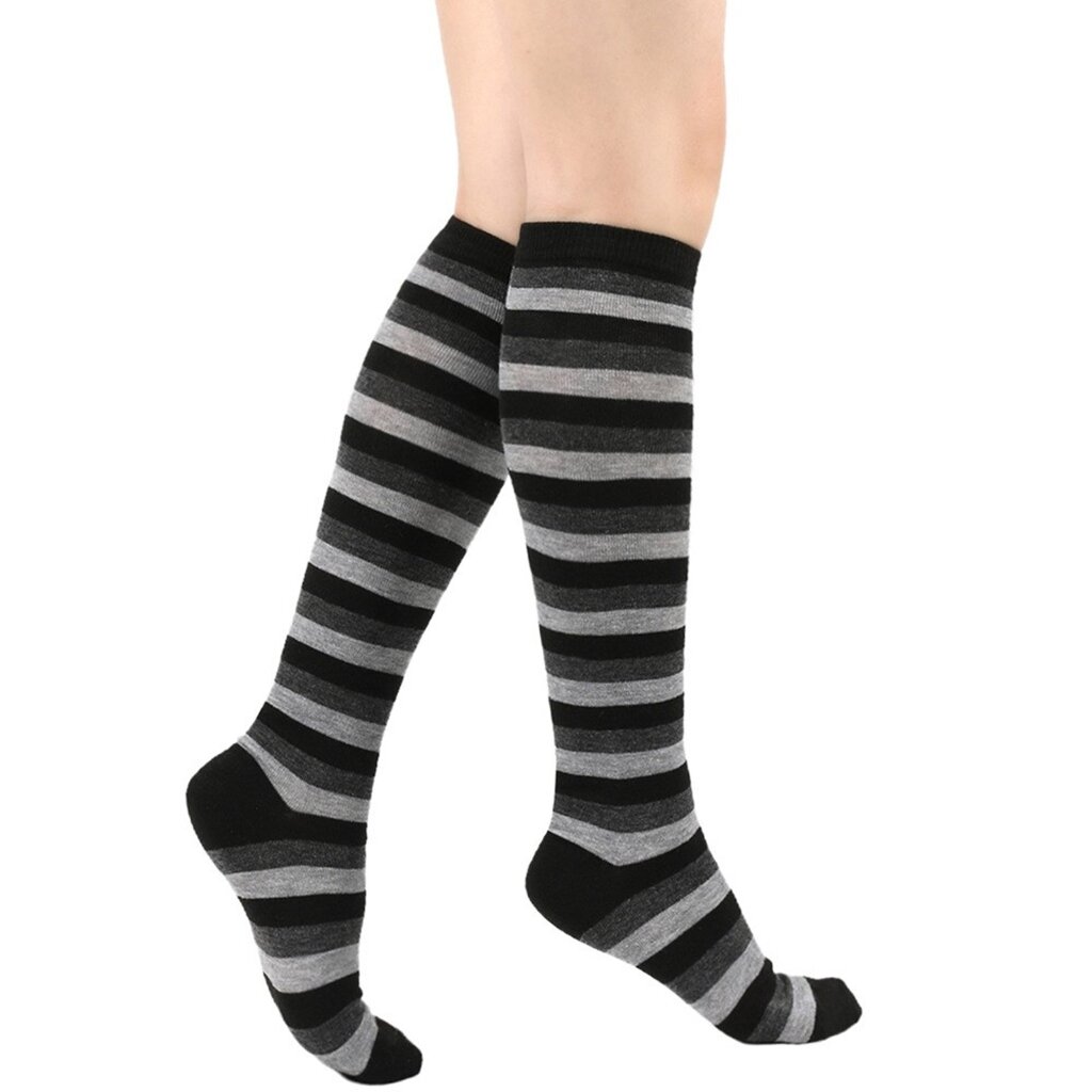 Гольфы, разноцветные полосатые чулки с принтом, костюмированные вечеринки, длинные носки-трубочки, гетры для женщин и мужчин