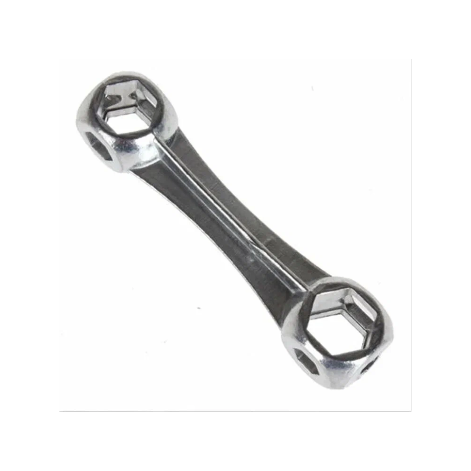 Ключ "косточка" Meghna, 10 размеров 6-15мм, цинковый сплав