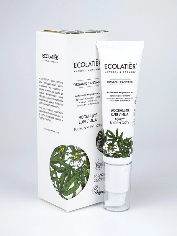 Эссенция для лица Ecolatier ORGANIC CANNABIS, 30 мл