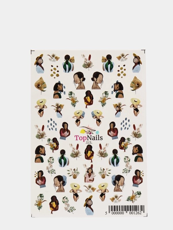 Слайдер/Top Nails/(водные наклейки) для дизайна ногтей. На любой фон