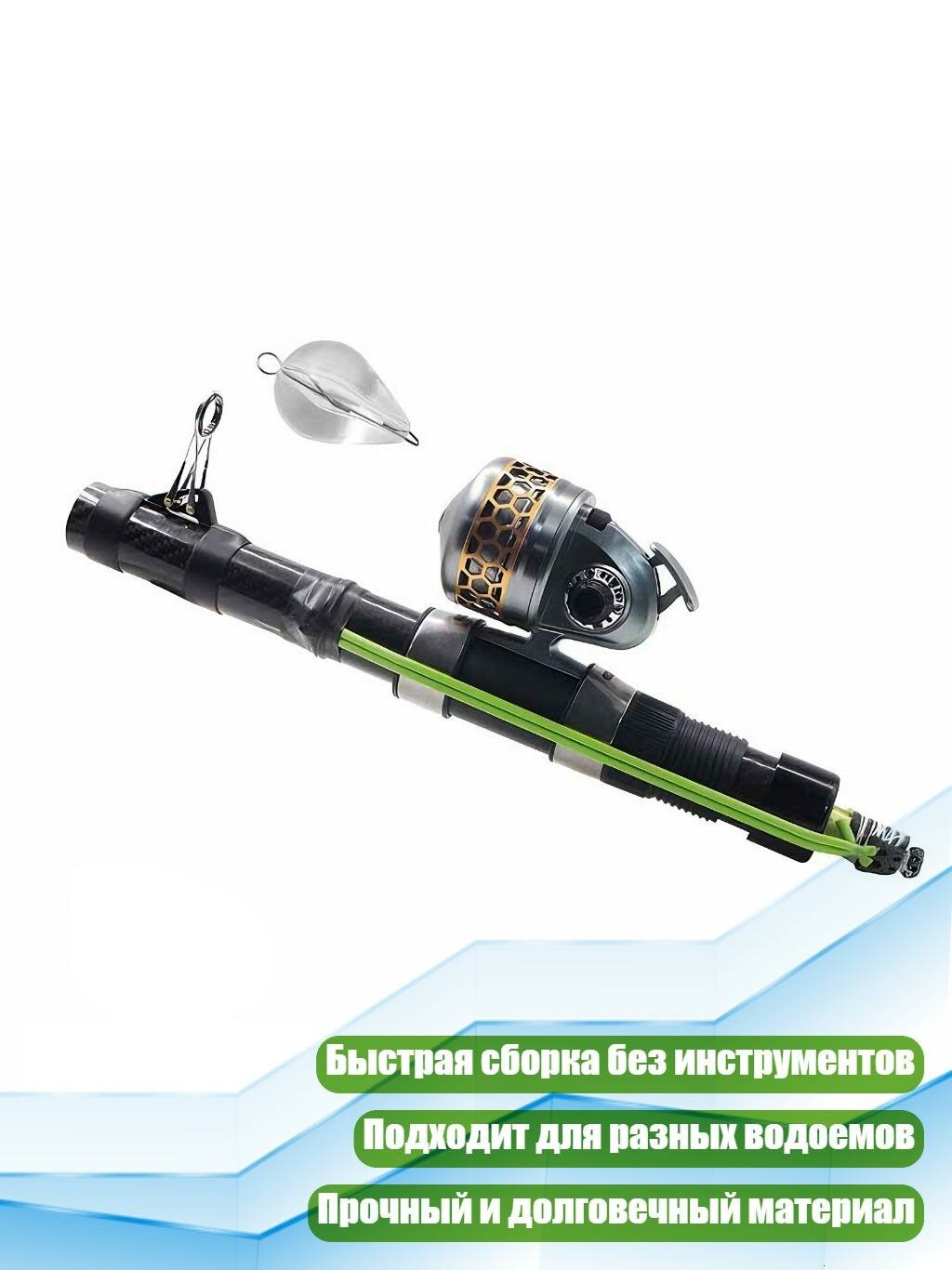 Эргономичный рыболовный катапультный удильник, F