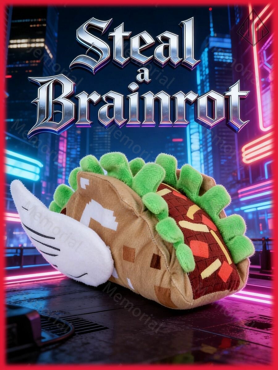 Мягкая игрушка Steal a brainrot roblox, Детские подарки укради