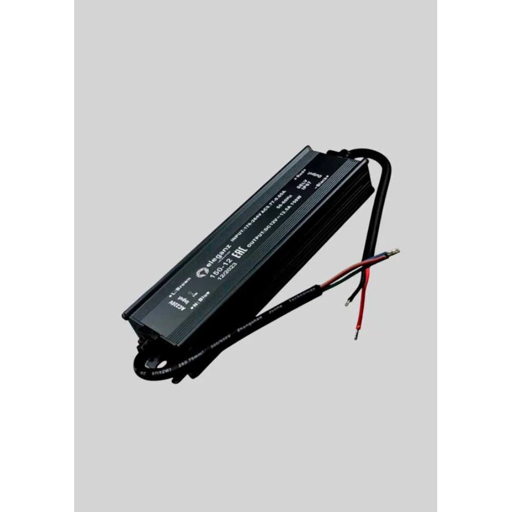 Блок питания Eleganz 12V 150W герметичный IP67 1191 для светодиодных лент с защитой от короткого замыкания