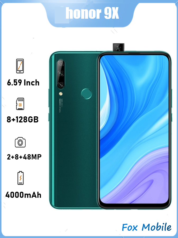 Honor Смартфоны Honor 9X 8+128 ГБ Global поддержка Google Мобильные телефоны