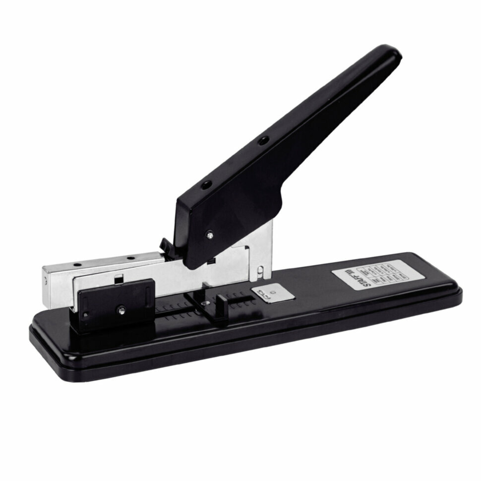 Степлер мощный №24/6-23/13 металлический STAFF "Manager", до 70 листов, черный, 227663, 227663