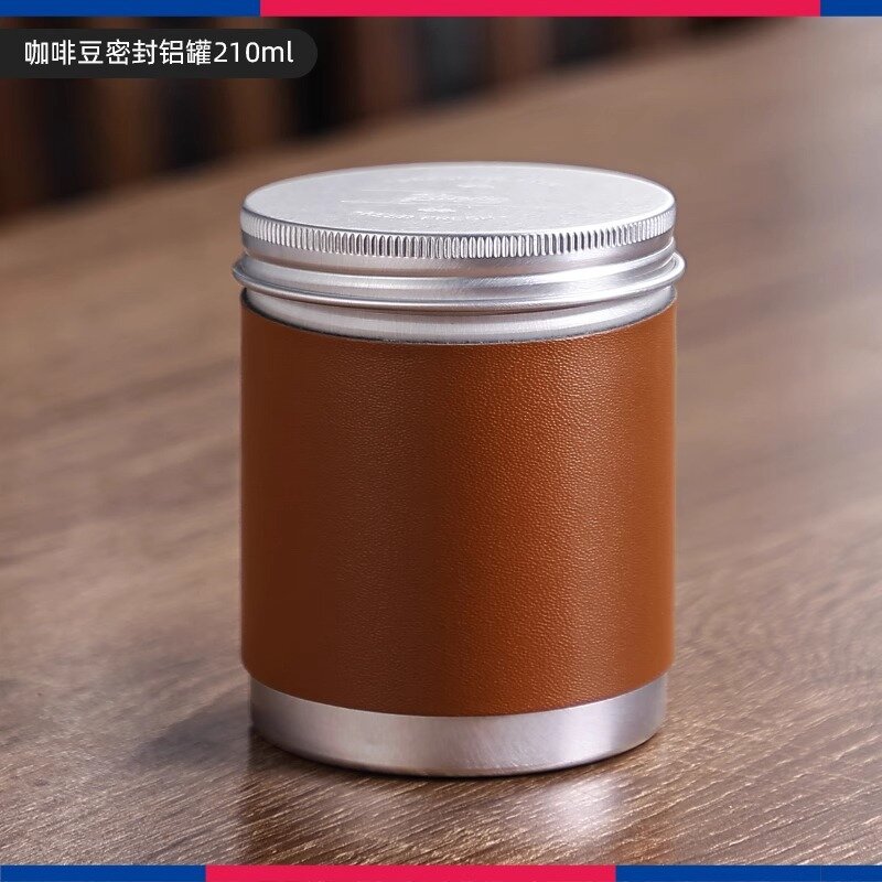 Контейнер для хранения кофейных зерен Bincoo из чистого титана, компактный, портативный, для чая, большой емкости, герметичный контейнер для кофейного порошка на открытом воздухе