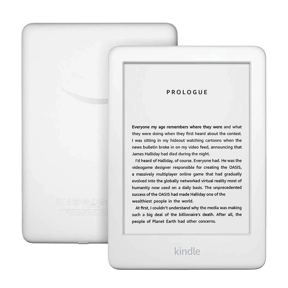 Amazon 6" Электронная книга Электронная книга Kindle 10-го поколения (выпуск 2019 года)/ Поддержка подсветки /поддержка русского языка, белый