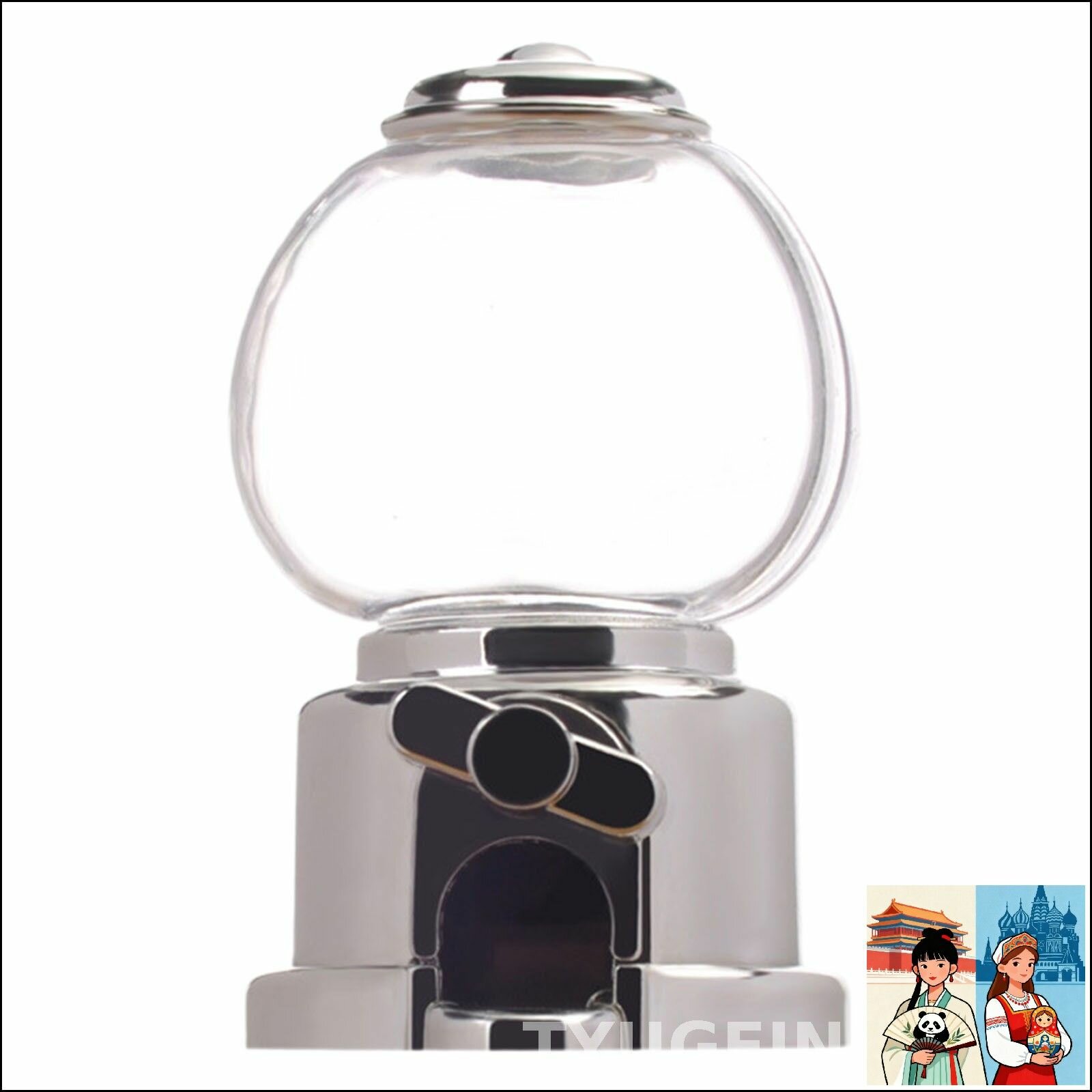 Конфетная машина с лампочкой 10 см, вращающиеся прозрачные игрушки, из пластика, для подарка детям на праздник