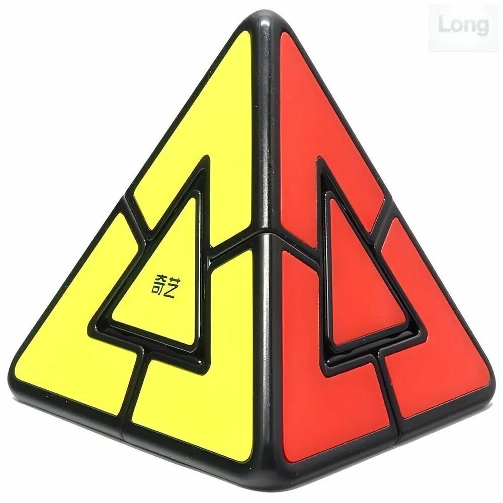 Пирамидка Рубика QiYi MoFangGe Pyraminx Duo Черный / Игра головоломка