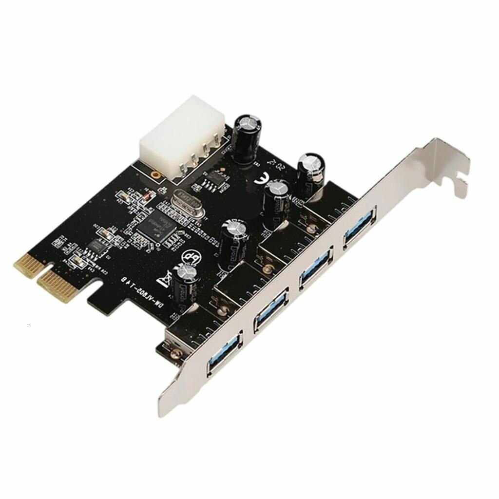 4-портовый USB-адаптер Express, Черный