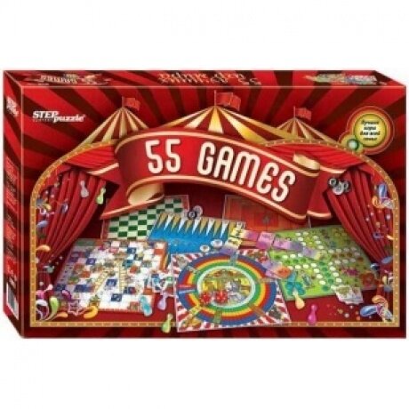 Настольная игра Step Puzzle "55 лучших игр мира"76073