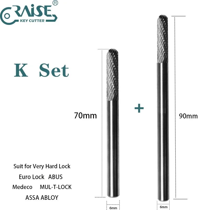 RAISE K SET Бур для замков 70mm + 90mm