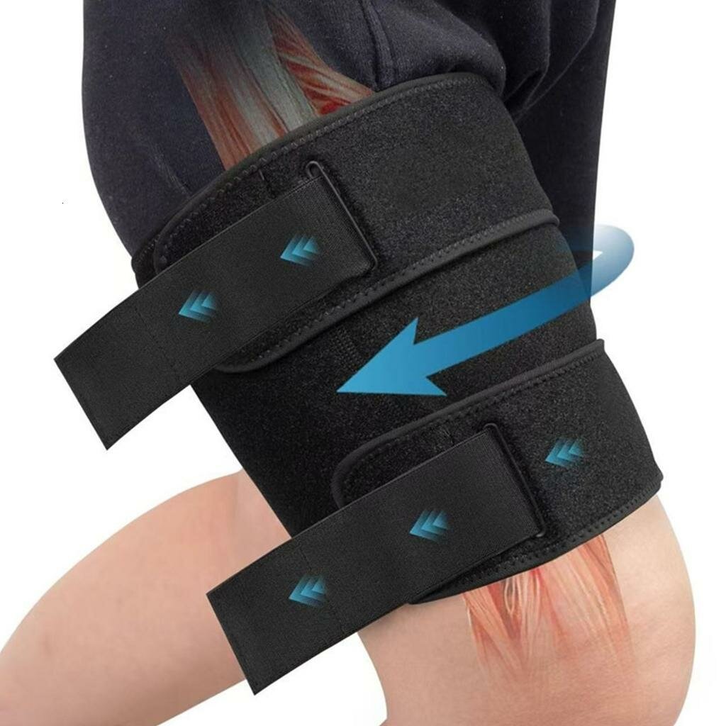 Адаптируемый компрессионный бандаж для бедер, Черный