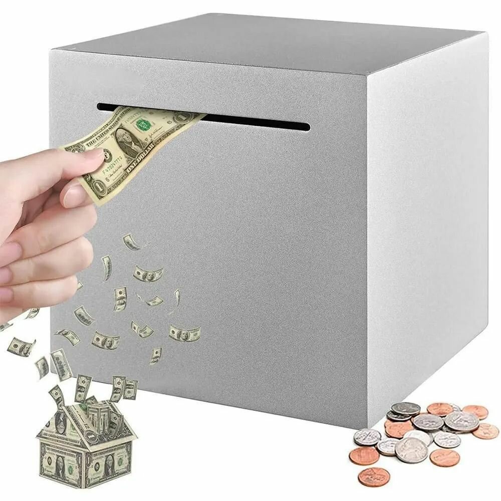 Копилка для денег "12см*12см*12см", 12х12 см, 1 шт