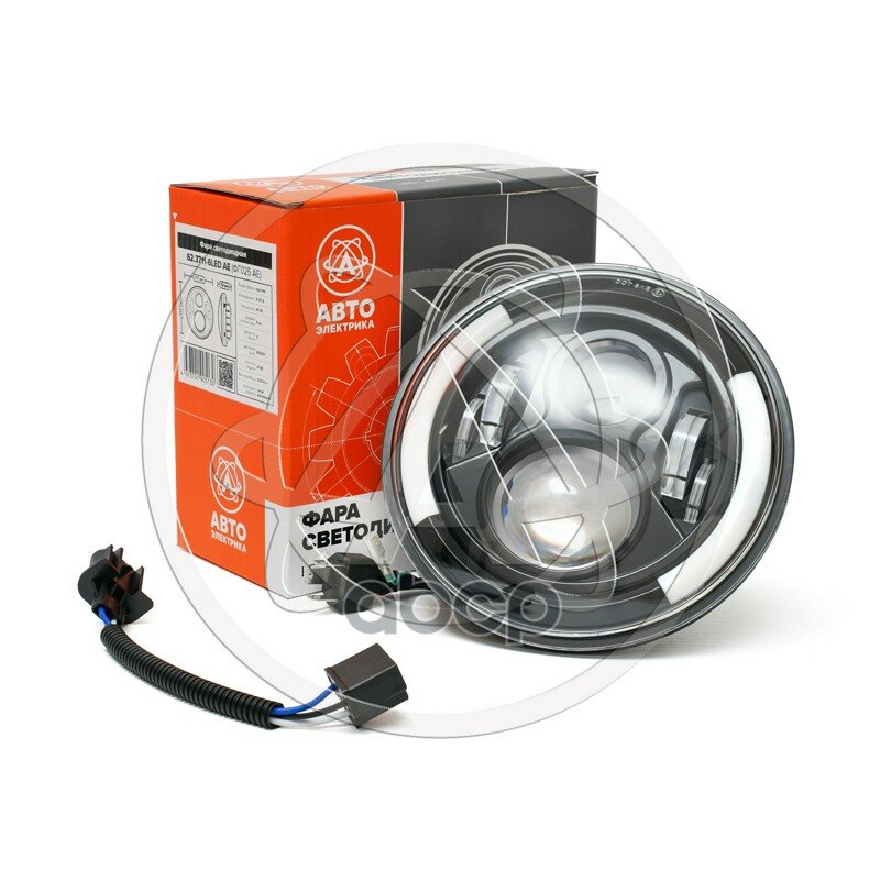 Фара ГАЗ 3307, 3308, 3309, 53 с корректором 6 диодов AVTOELECTRICA арт. 6237116LEDAE