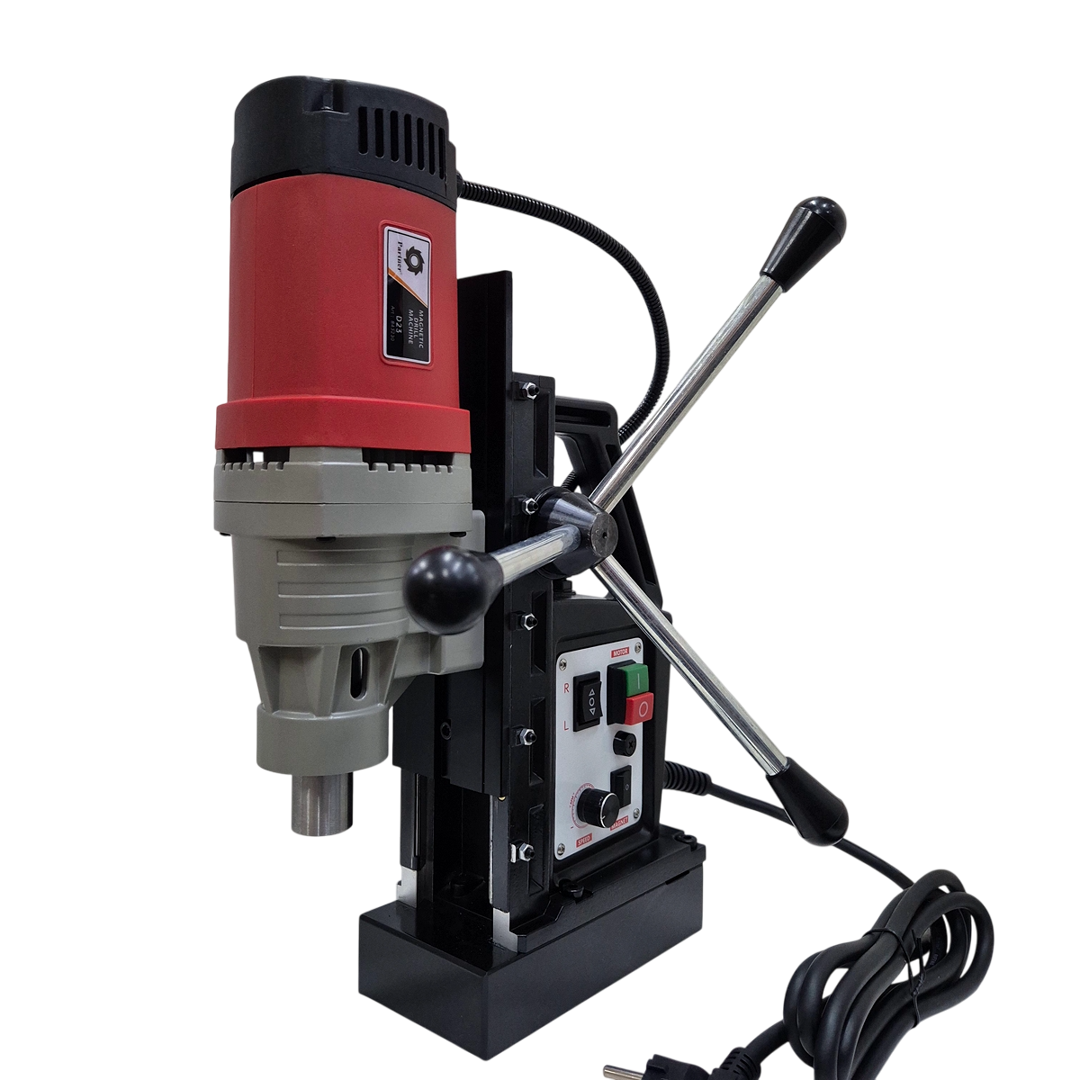 Магнитный сверлильный станок диаметр спирального сверла до 23 мм, Partner D23