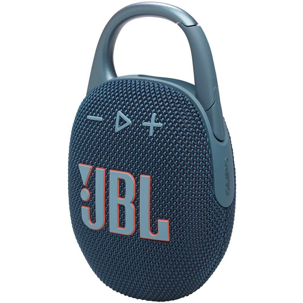 Портативная колонка JBL Clip 5, синий, Bluetooth, 1400 мА·ч.
