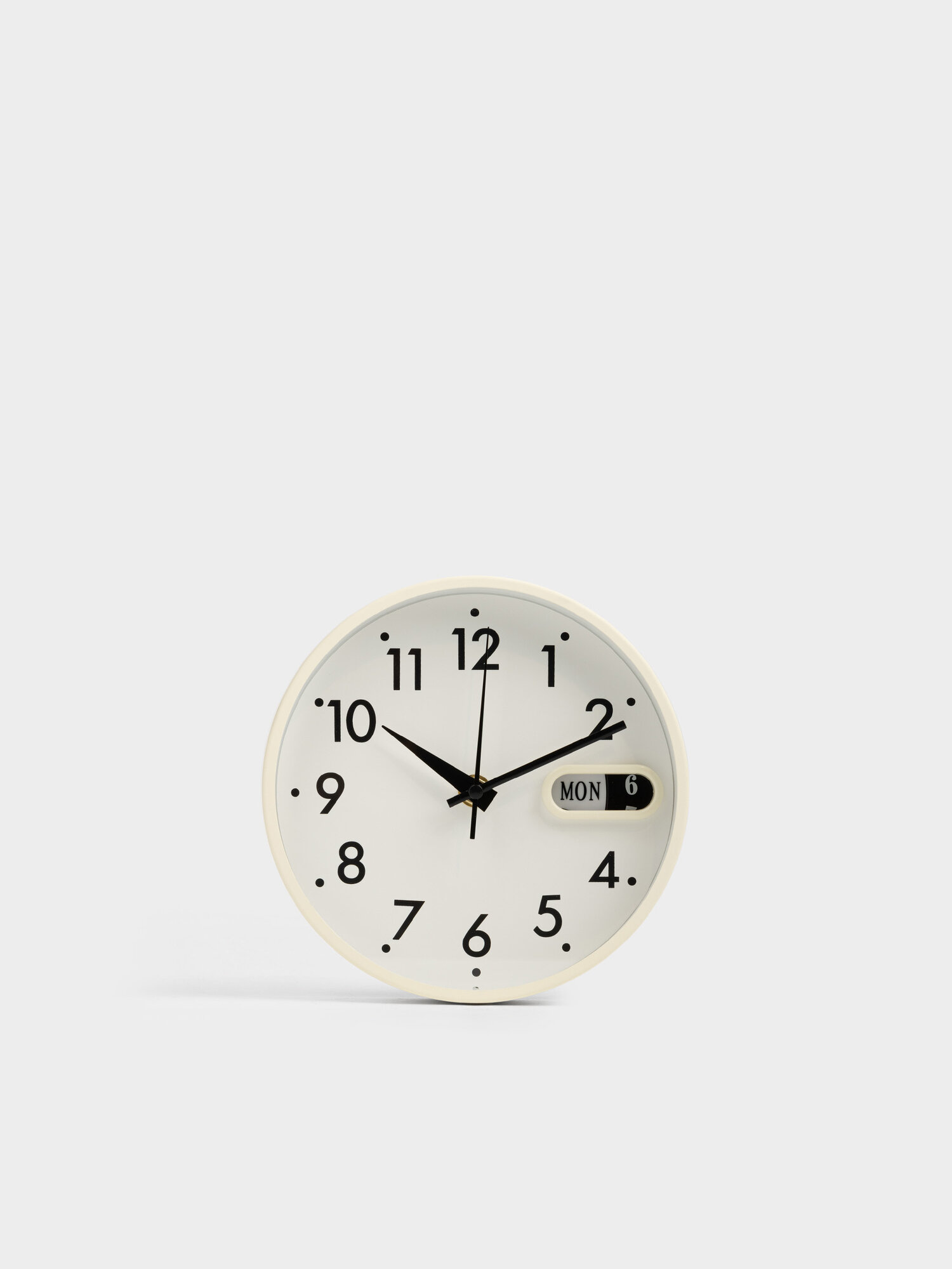 Часы настенные, 20 см, стекло/алюминий, круглые, серебристо-черные, Dial, Kuchenland