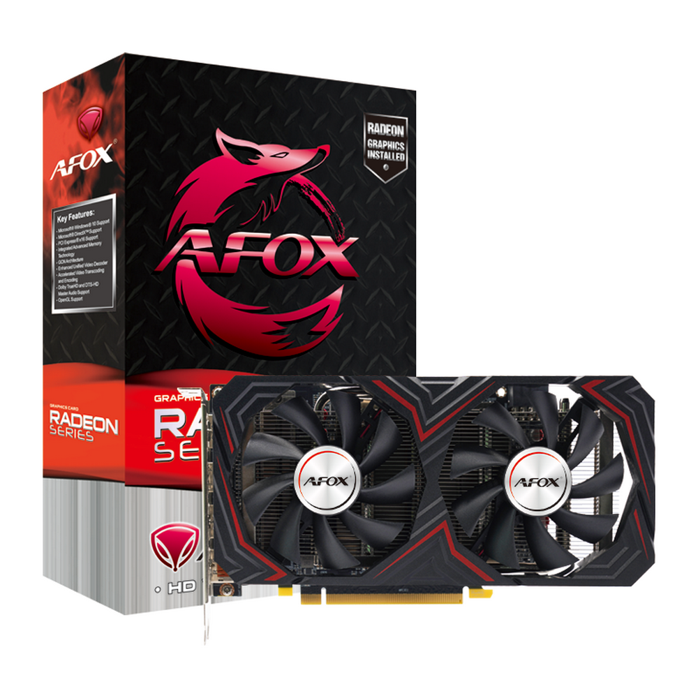 Видеокарта Afox RX580 8GB GDDR5 256bit 3xDP HDMI 2FAN RTL
