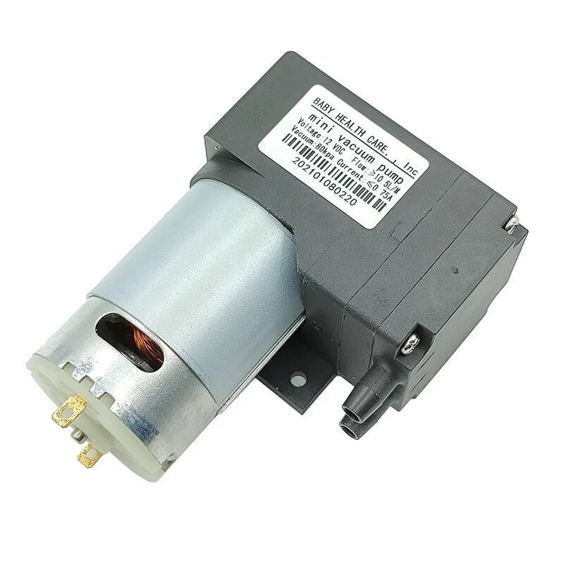 DC 12V 10.5L/M -80KPa большой поток высокого давления мини вакуумный воздушный насос отрицательного давления всасывания мембранный насос DIY упаковщик инфлятор